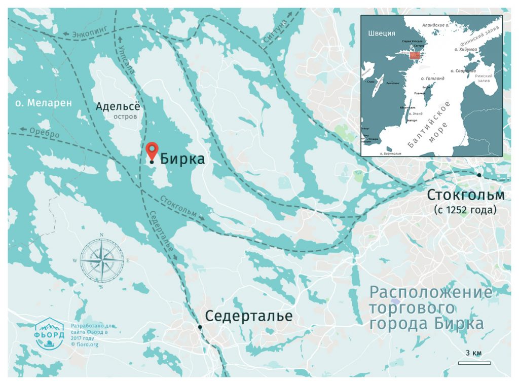 Важные города Древней Скандинавии: Бирка - Фьорд